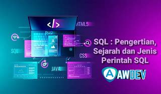 SQL Pengertian Sejarah Dan Jenis Perintah SQL AWDEVGLOBAL