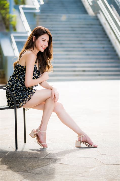 Asian Dress Legs Smile Hd Phone Wallpaper Rare Gallery