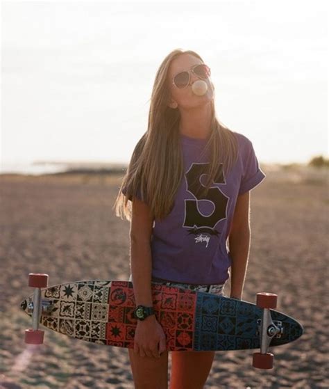 Skater Girl Skate Girl Longboard Girl Skateboard Girl