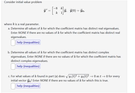 solved consider initial value