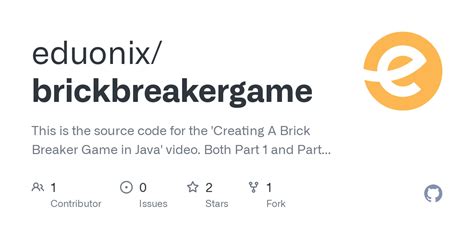 GitHub Eduonix Brickbreakergame This Is The Source Code For The Creating A Brick Breaker