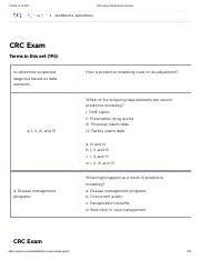 CRC Exam Flashcards Quizlet Pdf PM CRC Exam Flashcards Quizlet Study Sets
