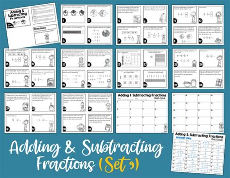 Adding And Subtracting Fractions Task Cards Th Grade Google Slides And Forms Distance