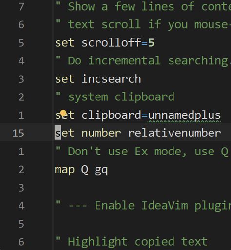 How To Make The Relative Line Number Shift One Character To The Left As Vscode Does In Intellij
