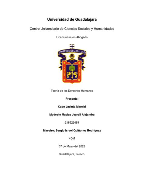 Caso Jacinta Mmja Pdf