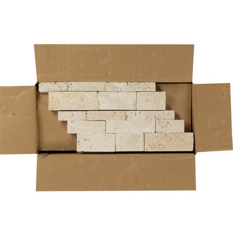 7×12 Extra Light Panel Split Face Keystone Tile