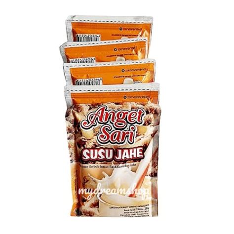 Jual Anget Sari Susu Jahe 10 X 28 Gr Shopee Indonesia