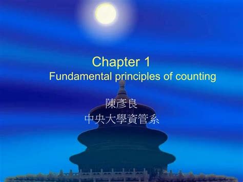 counting principle ppt