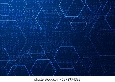 Vector Sci Fi Hexagonal Futuristic Pattern Stock Vector Royalty Free Shutterstock