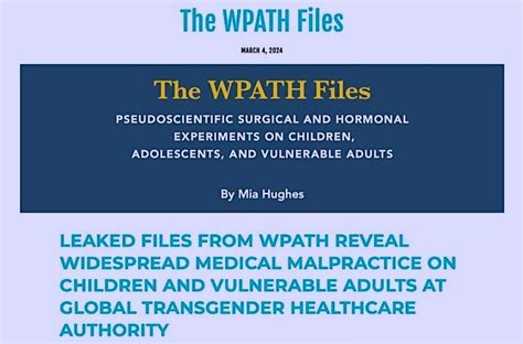 The Wpath Files And Cass Report Weve Known About Extreme Medical