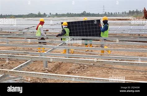 Construction Site Renovation Solar Power Building Stock Videos