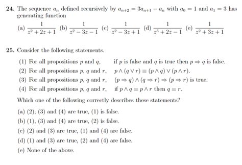 solved the sequence an ﻿defined recursively by an 2 3an 1 an