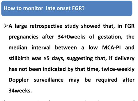 Late Onset Intrauterine Growth Restriction Ppt