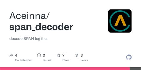 Github Aceinnaspandecoder Decode Span Log File