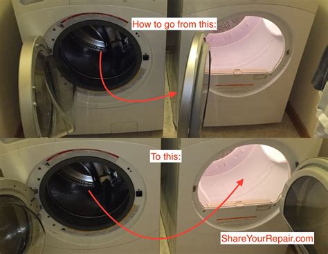 How To Reverse Ge Dryer Door · Share Your Repair