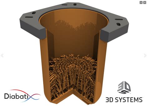 Diabatix And 3d Systems Develop An Ai Designed 3d Printed Liquid Nitrogen Ln2 Heatsink 3d
