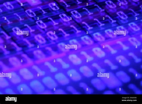 Illustration Of Blurry Cool Looking Code Numbers Copy Space Stock