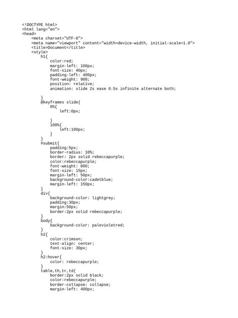 Web Page With Styling And Html Pdf Cyberspace World Wide Web