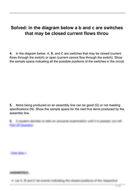 solution solved 4 in the diagram below a b and c are switches that may