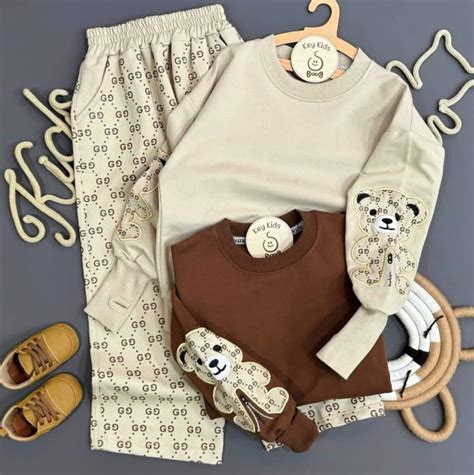 دورس و شلوار تدی با طرح گوچی میشکالند