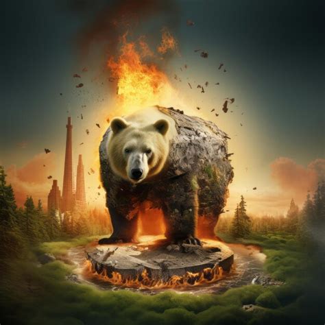 Global Warming Poster Campaign Premium Ai Generated Image