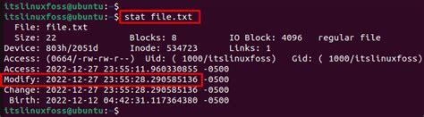 How To Find Mtime In Linux Its Linux Foss