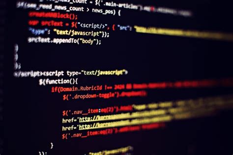 Premium Photo Software Developer Programming Code Abstract Computer