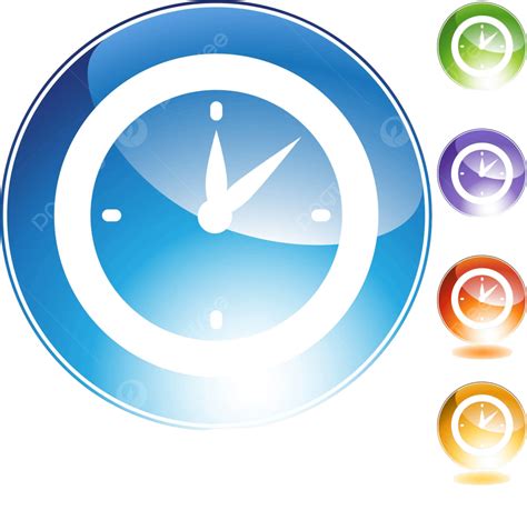 Clock Timer Crystal Icon Illustration Icon Watch Vector Illustration Icon Watch PNG And