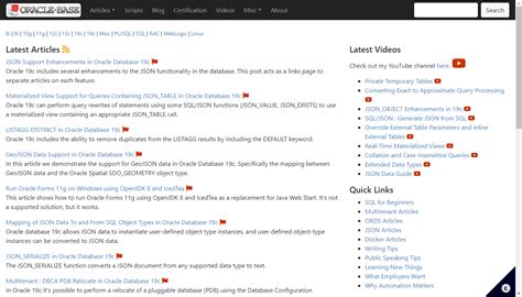 The Oracle Ace Program My 13 Year Anniversary And Website History