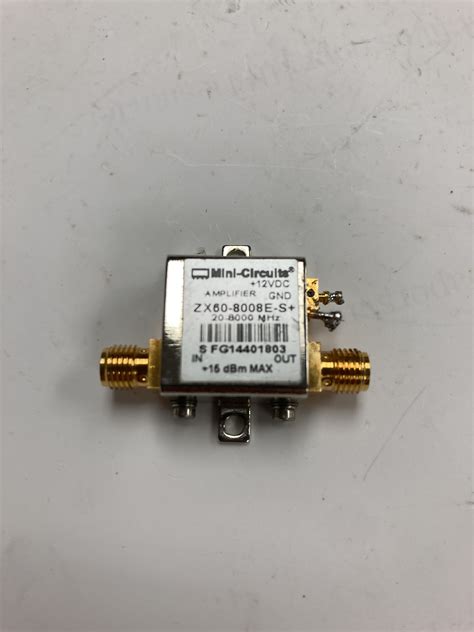 Mini Circuits Zx60 8008e S Amplifier Coaxial Microwaves Bmi
