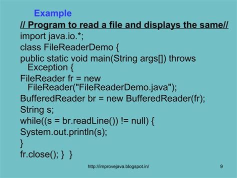 Character Stream Classes Introd 51