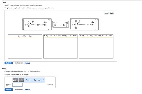 Solved Part A Select The Structure Of The Transition State