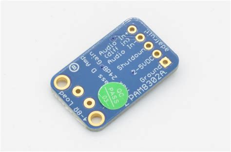 Mono 2 5W Class D Audio Amplifier PAM8302 Adafruit 2130 BC Robotics