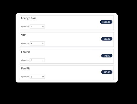Customizable Ticket Types For Every Event Yapsody