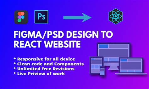 Convert Figma Design To React Website Figma To React Js By Web Dev Perera Fiverr