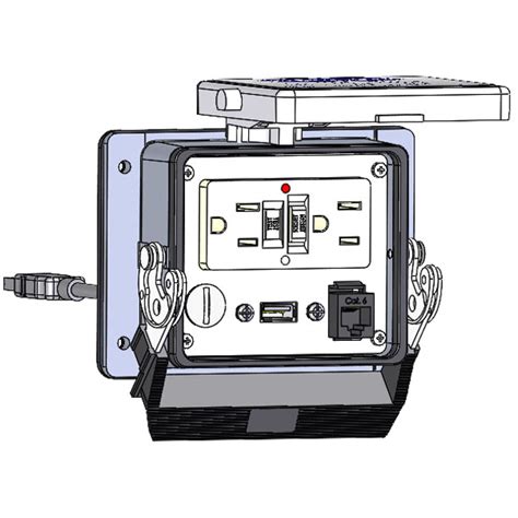 Gf Rj45 Usb 03 32 Connectors And Inserts Mencom Lydey Automation Online Store