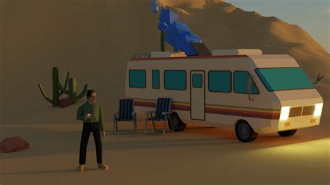 Low Poly Breaking Bad Walter White Artwork By Gokhantutun On Deviantart