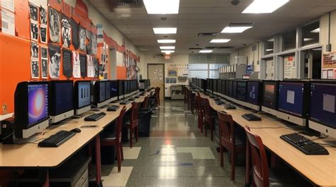 Free Computer Lab Interior Image Download At StockCake