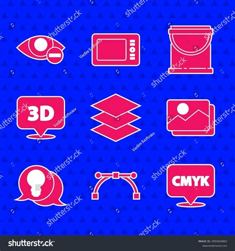 Set Layers Bezier Curve Speech Bubble Stock Vector Royalty Free Shutterstock