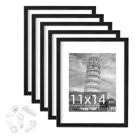 Happyhapi 11x14 Picture Frames 5 Pack Photo Frames For 11x14 Pictures