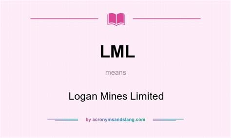 LML Logan Mines Limited In Undefined By AcronymsAndSlang Com