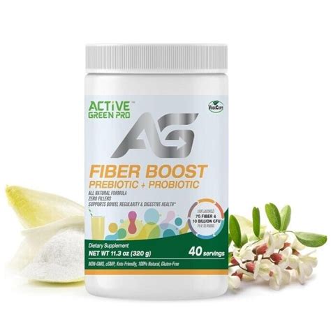 Active Green Pro Fiber Boost Prebiotic Probiotic Organic Enzyme And Vitamin Online