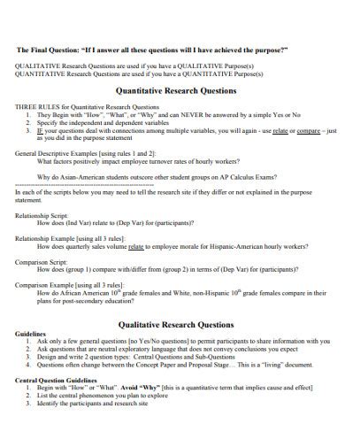Quantitative Research 12 Examples Format Pdf Examples
