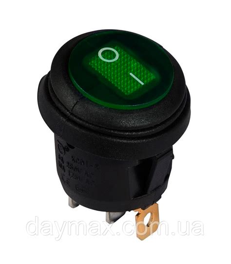 Купити Kcd1 8 101wn G B 220v Перемикач 1 клів круглий вологозахищений