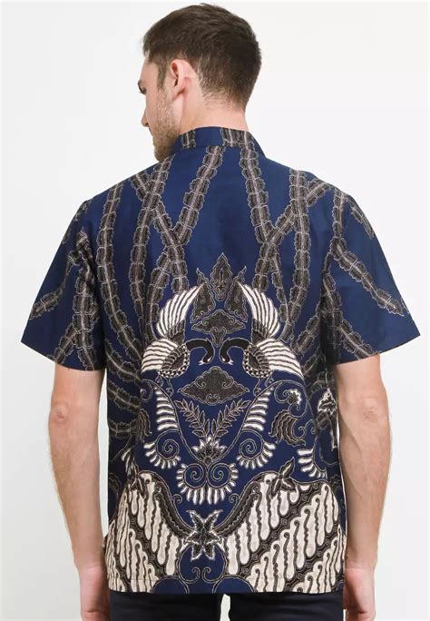 Jual Krisna Batik Arrayan Koko Shirt Original 2025 Zalora Indonesia
