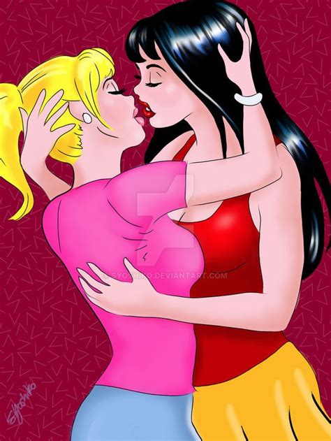 Passionate Lesbian Kisses Betty Veronica Porn Pics Luscious Hentai Manga Porn