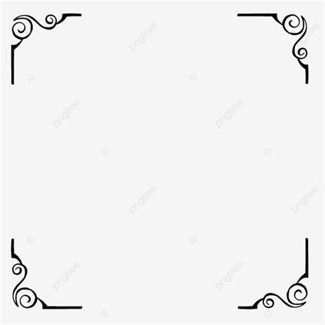 Classic Simple Border Classic Border Simple Border Frames Png