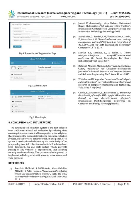 Irjet Efficient Iot Based Automated Toll Collection System Pdf