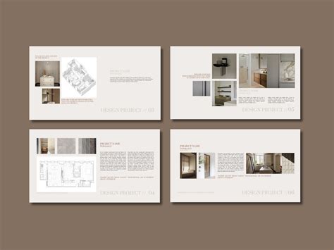 Interior Design Portfolio Template For Interior Designers Design Tool
