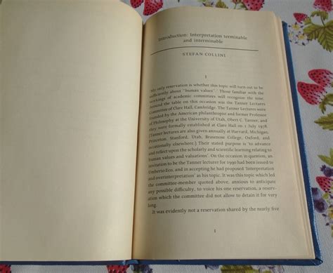 Interpretation And Overinterpretation By Umberto Eco Hardcover Ebay